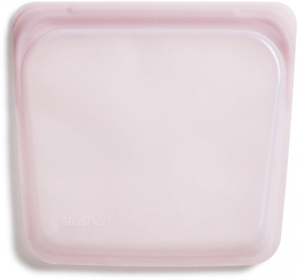 Stasher vershoudzakje 18 x 19 cm siliconen 450 ml - SenseStory